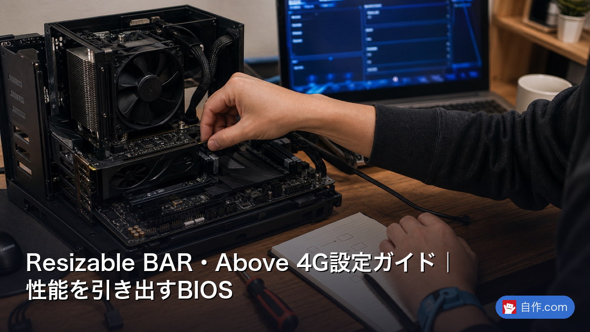 Resizable BAR・Above 4G設定ガイド｜性能を引き出すBIOS | 自作PC関連記事 - 自作.com