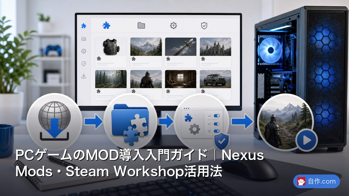 PCゲームのMOD導入入門ガイド｜Nexus Mods・Steam Workshop活用法 | 自作PC関連記事 - 自作.com